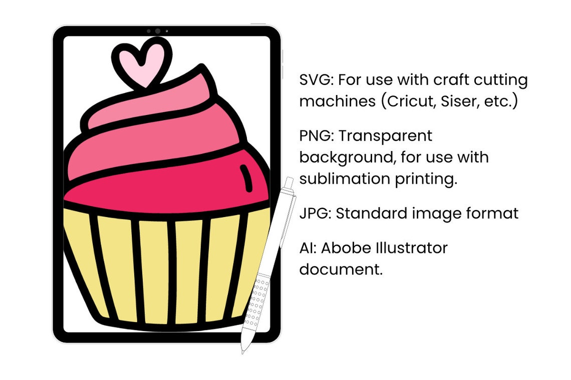 Cupcake SVG | Cupcake Cut File for Cricut | Layered Birthday Shirt ...