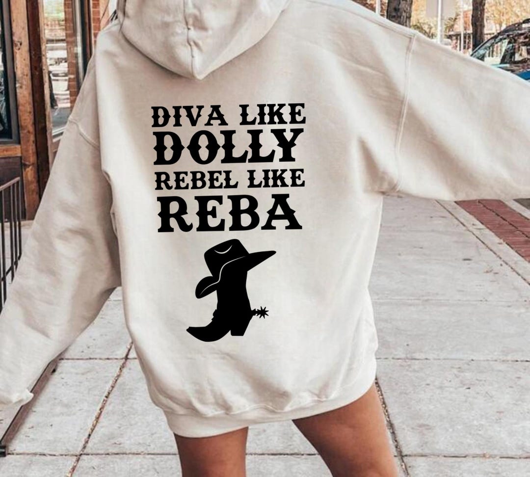 Diva Like Dolly Rebel Like Reba SVG, Dolly Parton Cut File, Cowgirl ...