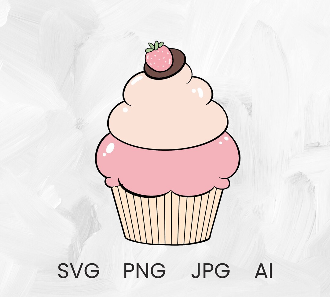 Cupcake SVG | Cupcake Cut File for Cricut | Layered Birthday Shirt ...