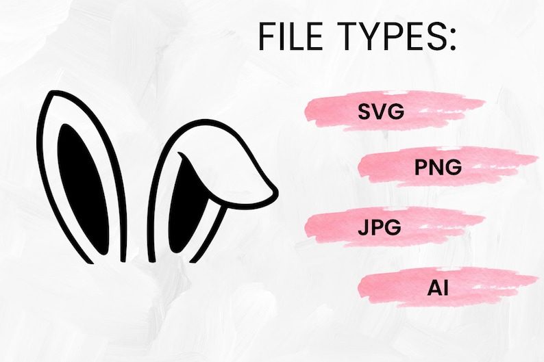 Bunny Ears SVG, Easter Svg, Easter Bunny Svg, Bunny Svg, Rabbit Ears ...