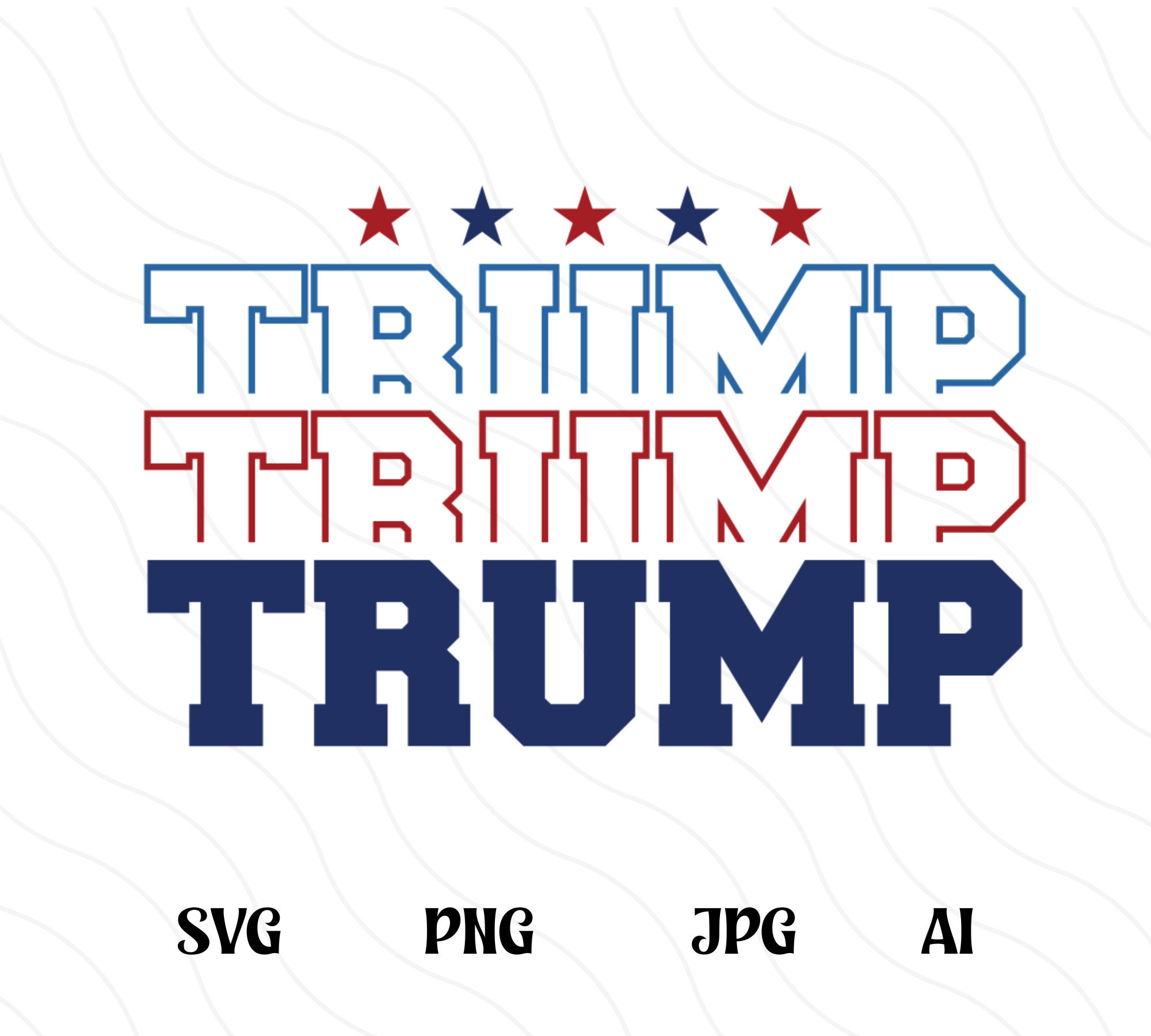 Trump Svg Png, Trump 2024 Svg Cut File, USA Svg, Donald Trump Bumper ...