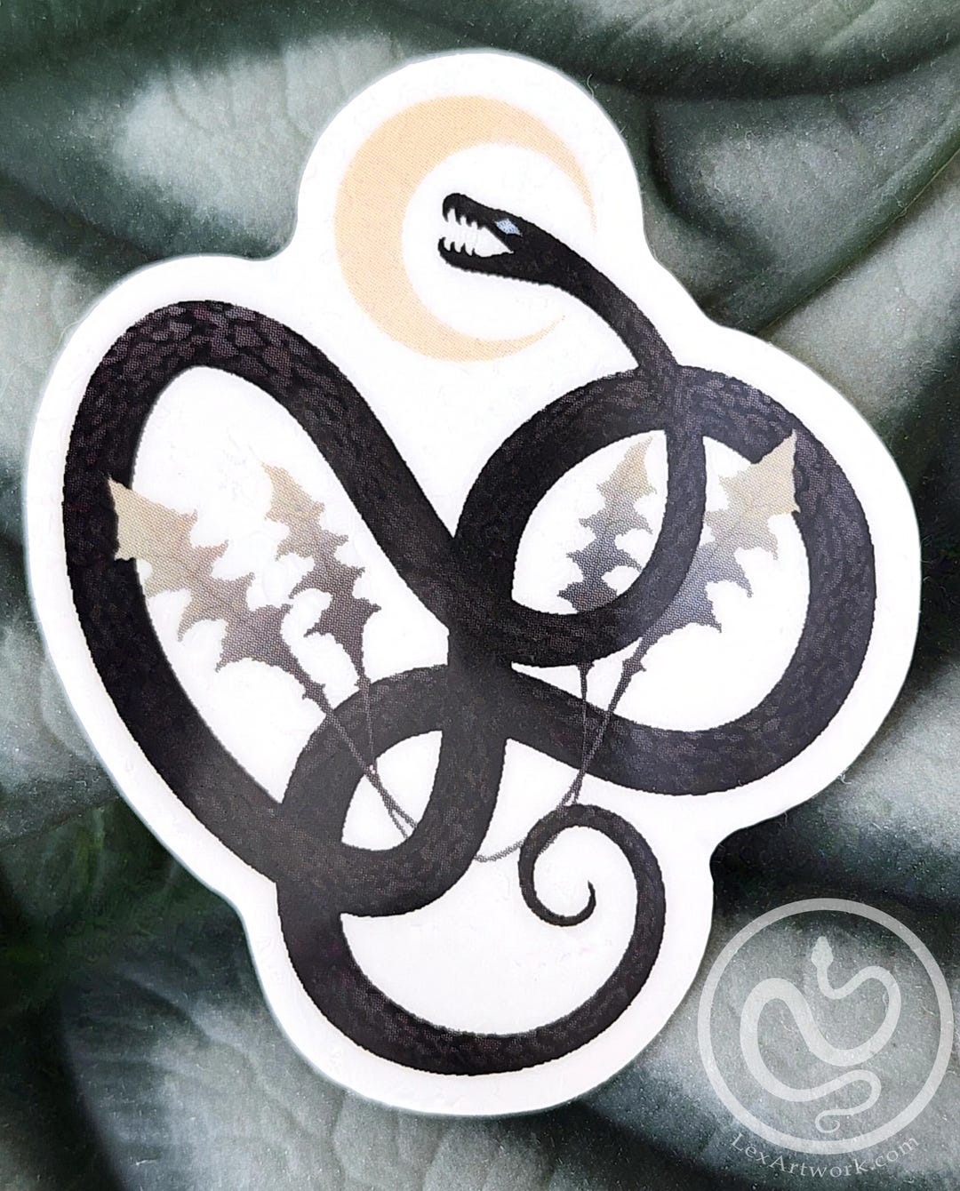 Unique Temporary Tattoo Eternity Snake 2 Inches - Etsy