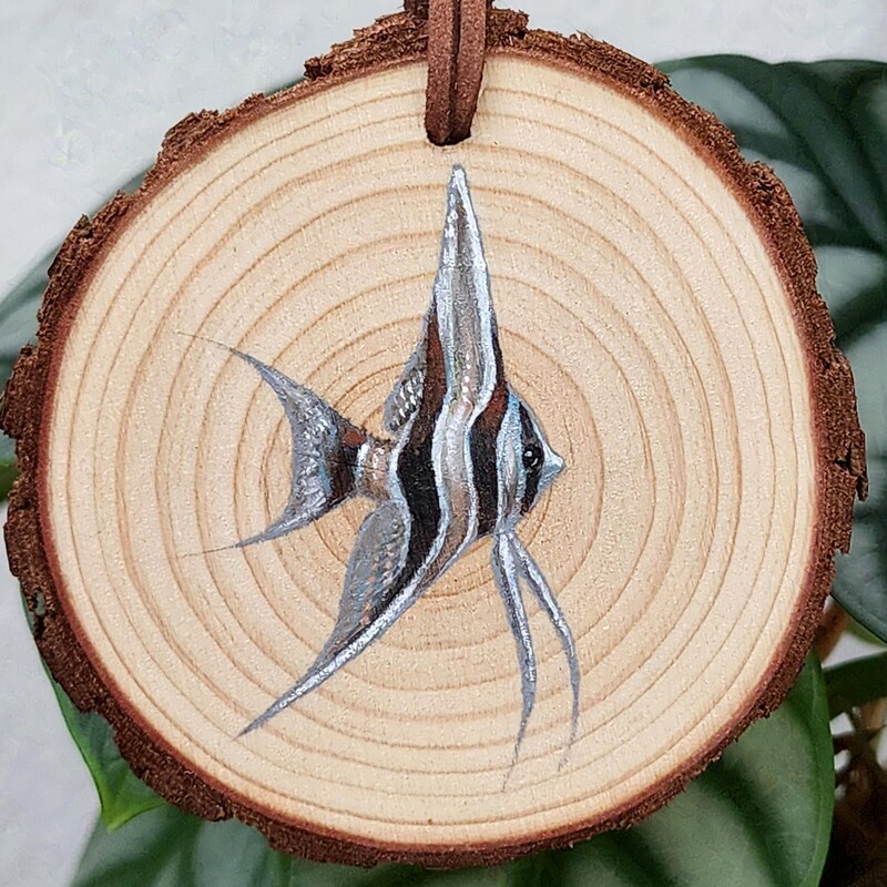 Wood Angel Fish - Etsy