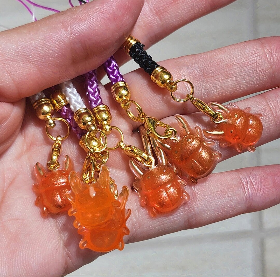 Cute Gold Sparkle Beetle Charms Orange - Etsy