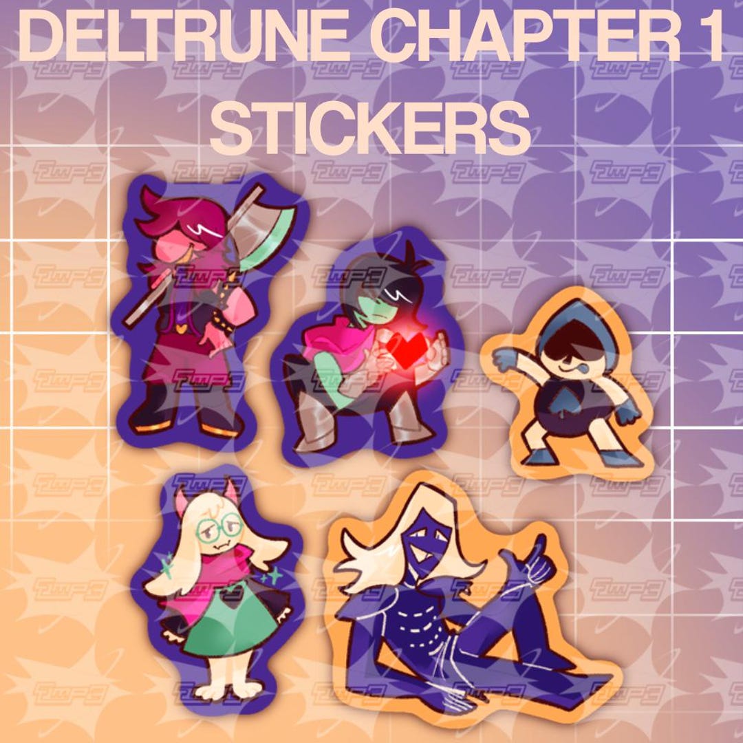 Deltarune Chapter 1 Stickers - Etsy