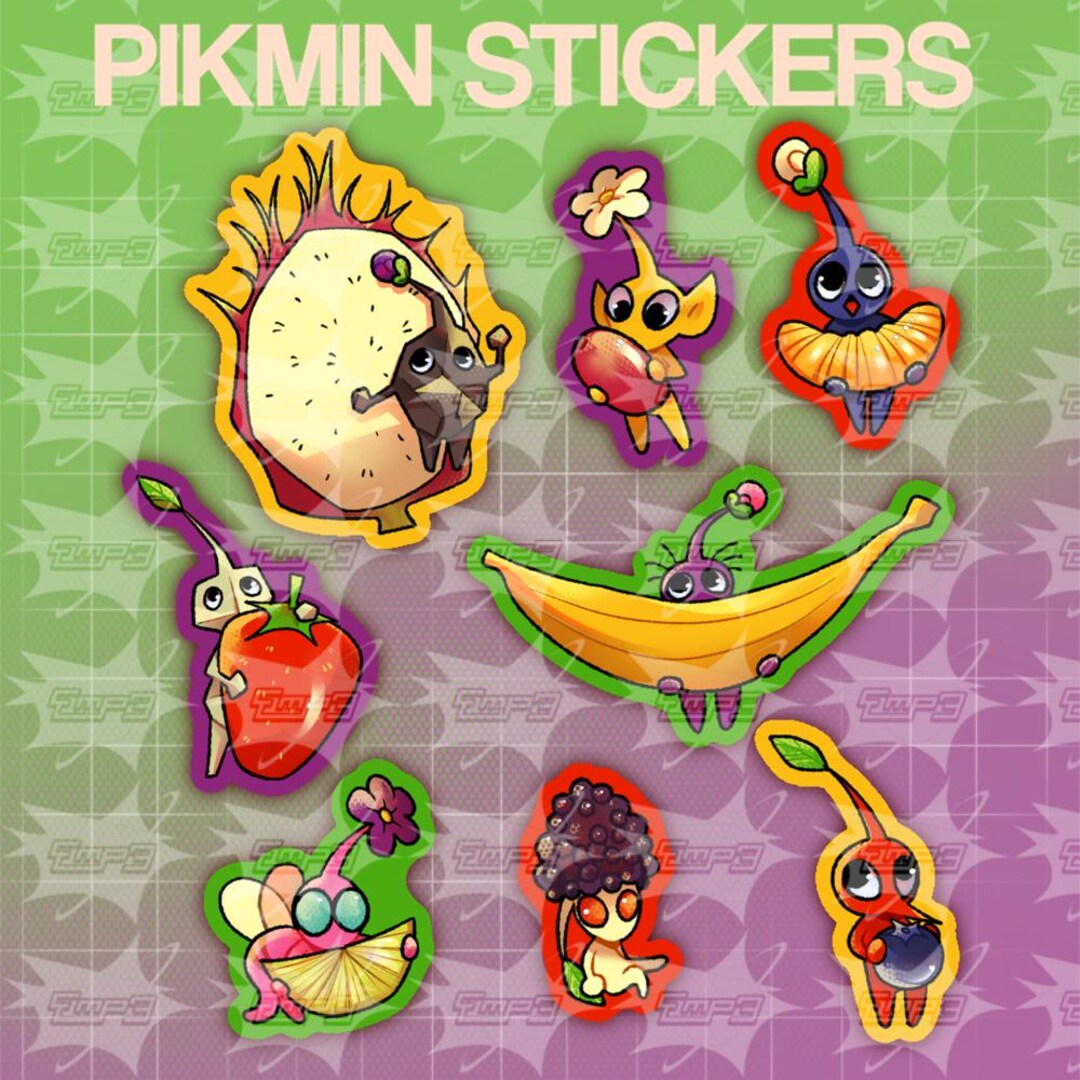 Pikmin Stickers - Etsy