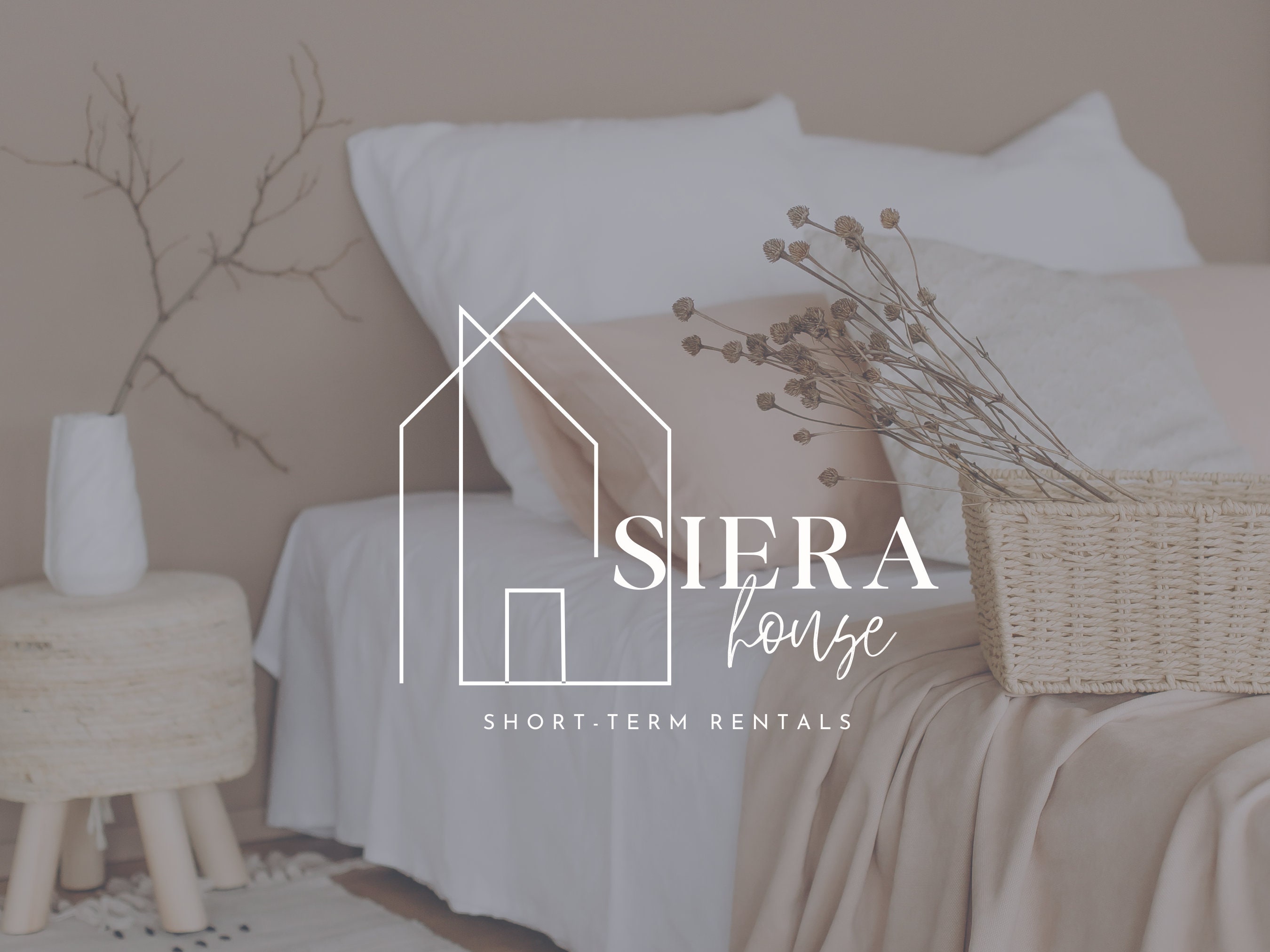 Cabin Logo Design: 50 VRBO Airbnb Canva Templates - Etsy
