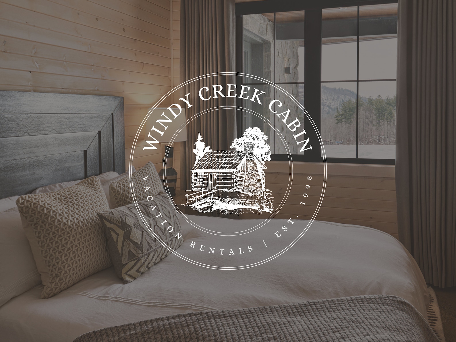 Cabin Logo Design: 50 VRBO Airbnb Canva Templates - Etsy