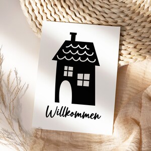 Welcome Home Plotter File Svg, German Plotter File SVG, Cricut Brother ...