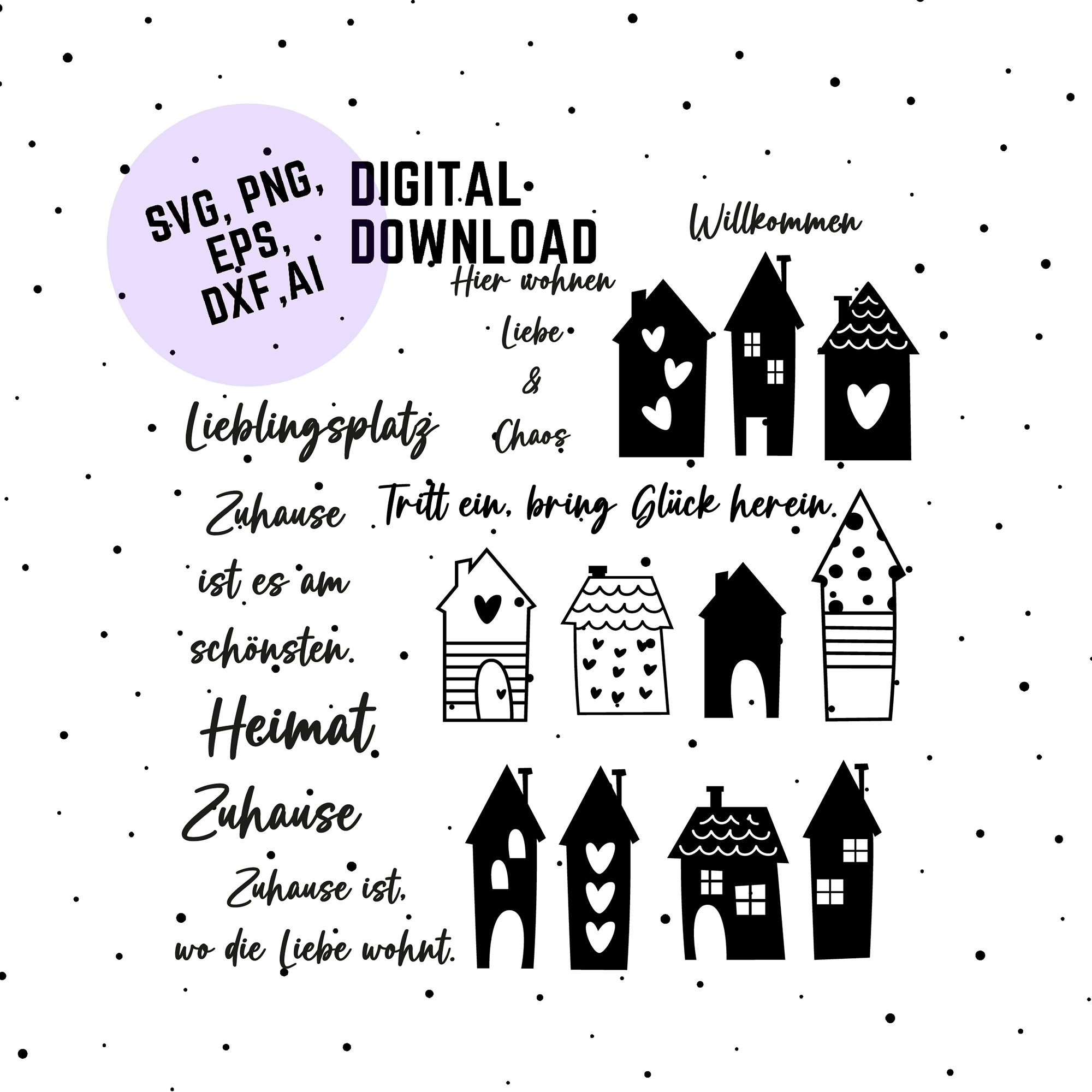 Willkommen Home Plotterdatei Svg Deutscher Plotterdatei SVG - Etsy Schweiz