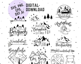 Wandern svg - Etsy.de