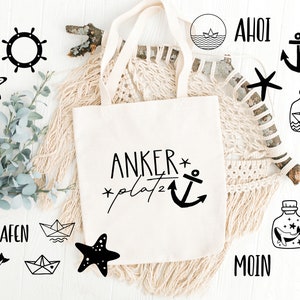 Bundle Plotterdatei Seefahrt Maritim SVG, DXF Bundle Meer, Plotterdatei Anker Möwen Ruder ...