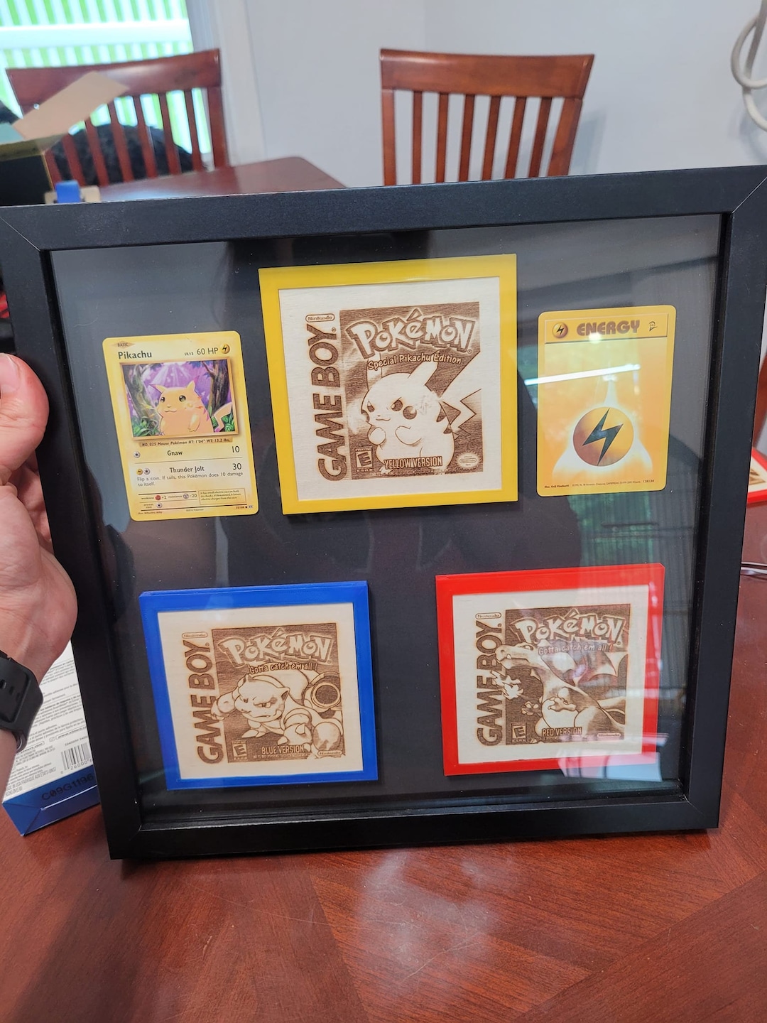 Pokémon Gameboy Cover Shadow Box - Etsy