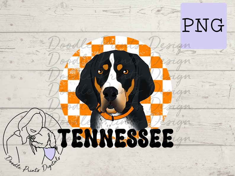 Tennessee Smokey Checkered Circle PNG | Sublimation Printing| PNG ...
