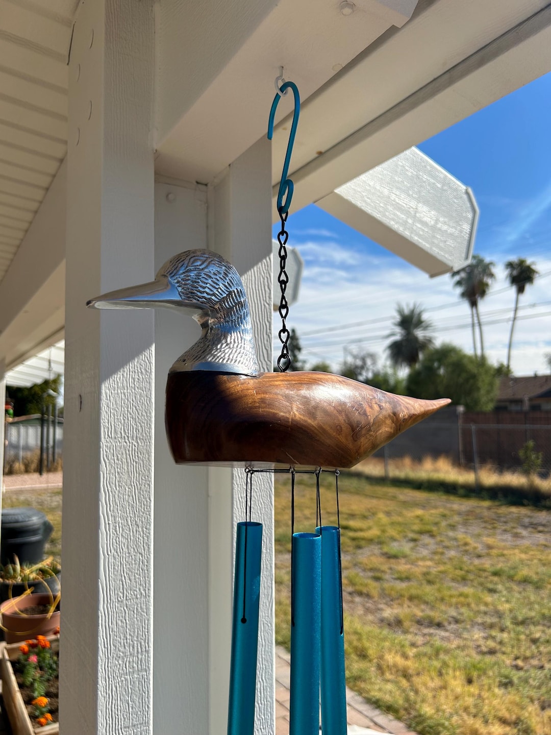 Wooden Duck Wind Chime - Etsy