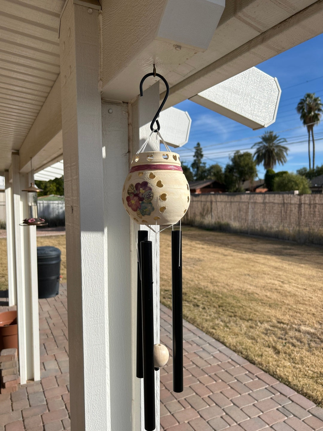 Ceramic Pot Wind Chime - Etsy