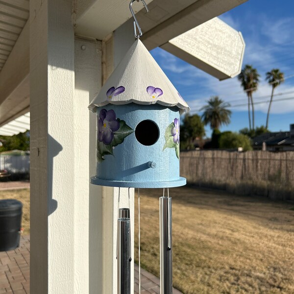 Blue Bird Wind Chime - Etsy