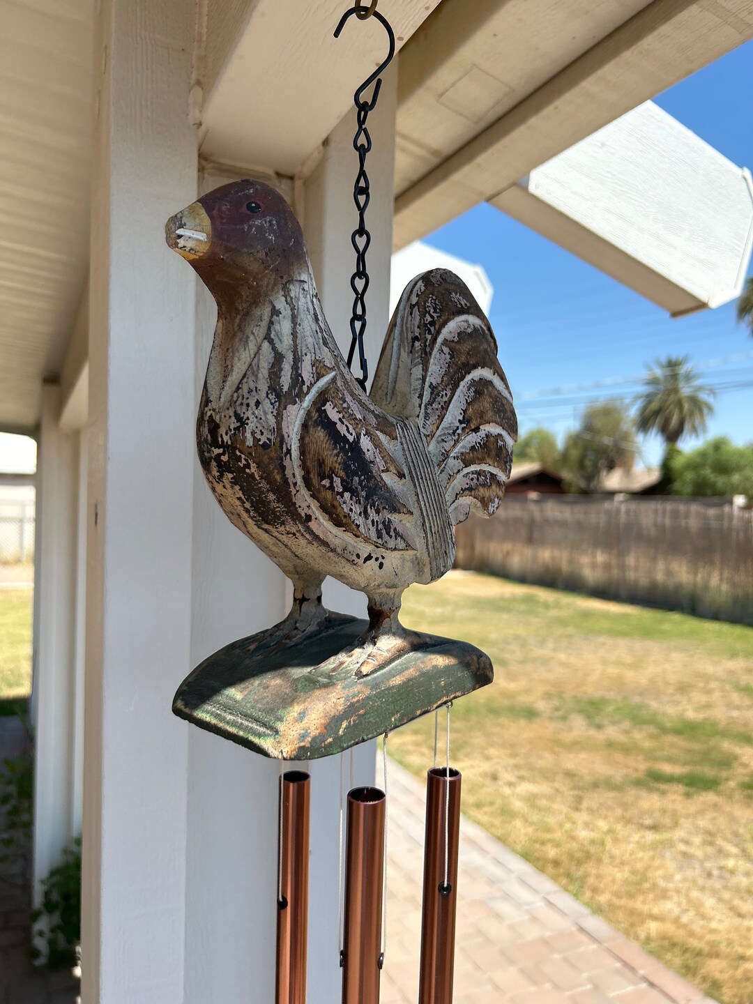 Rooster Wind Chime - Etsy
