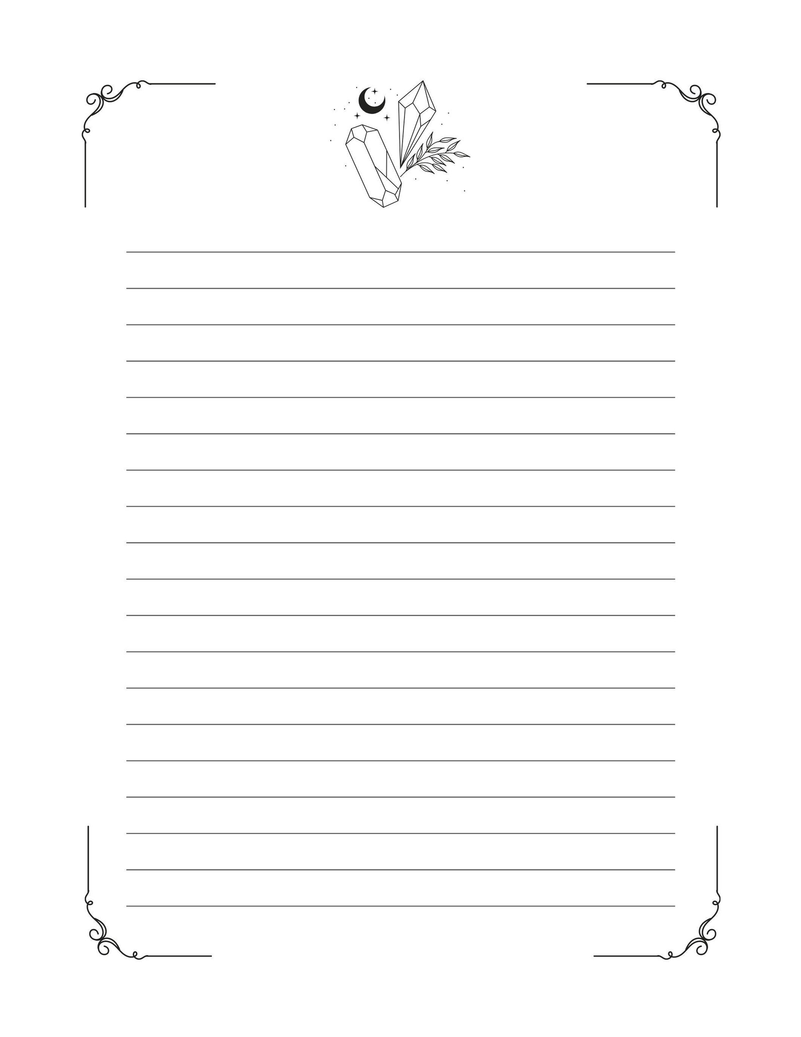 Note Paper Printable Note Paper Digital Note Paper - Etsy