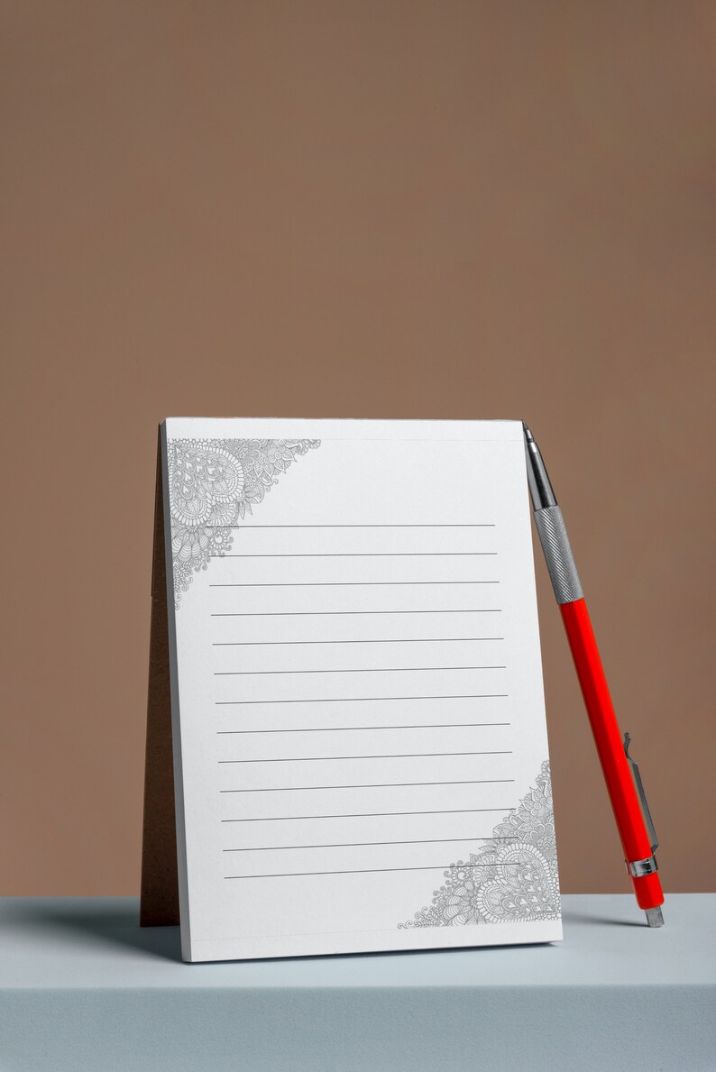 Note Paper Printable Note Paper Digital Note Paper - Etsy