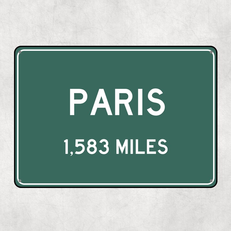 Paris Signs - Etsy