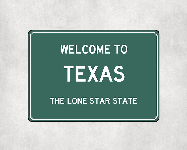 Welcome to Texas Sign, Texas Metal Sign, Texas Gift, Texas Gifts, Texas ...