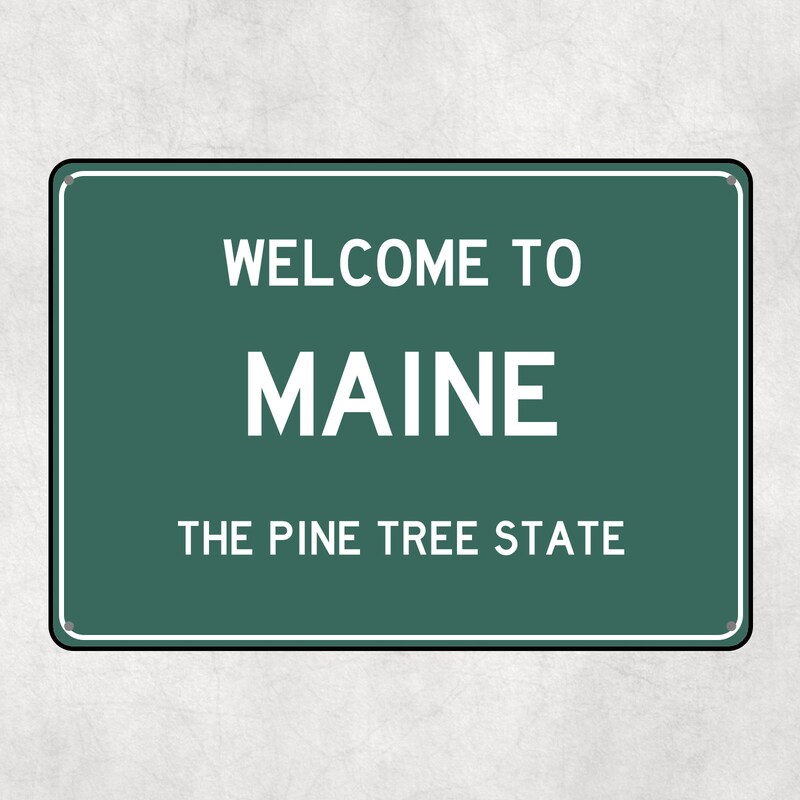 Maine Signs - Etsy