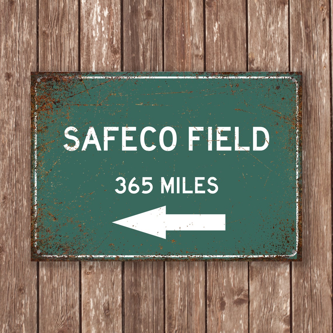 PERSONALIZED SAFECO FIELD Distance Sign, Safeco Field Sign, Safeco ...