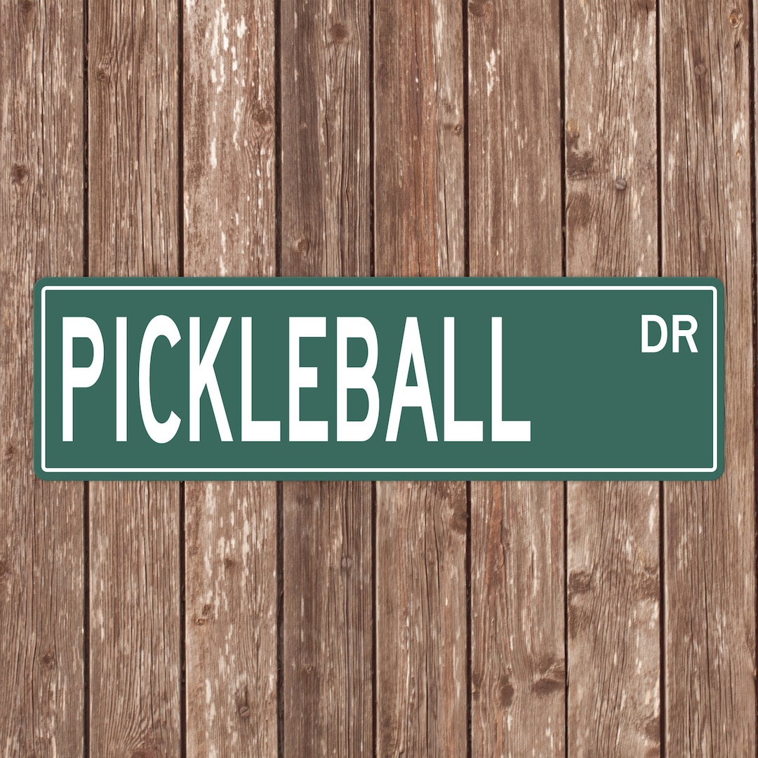 Custom Pickleball Street Sign - Perfect Gift for Pickleball Fans ...