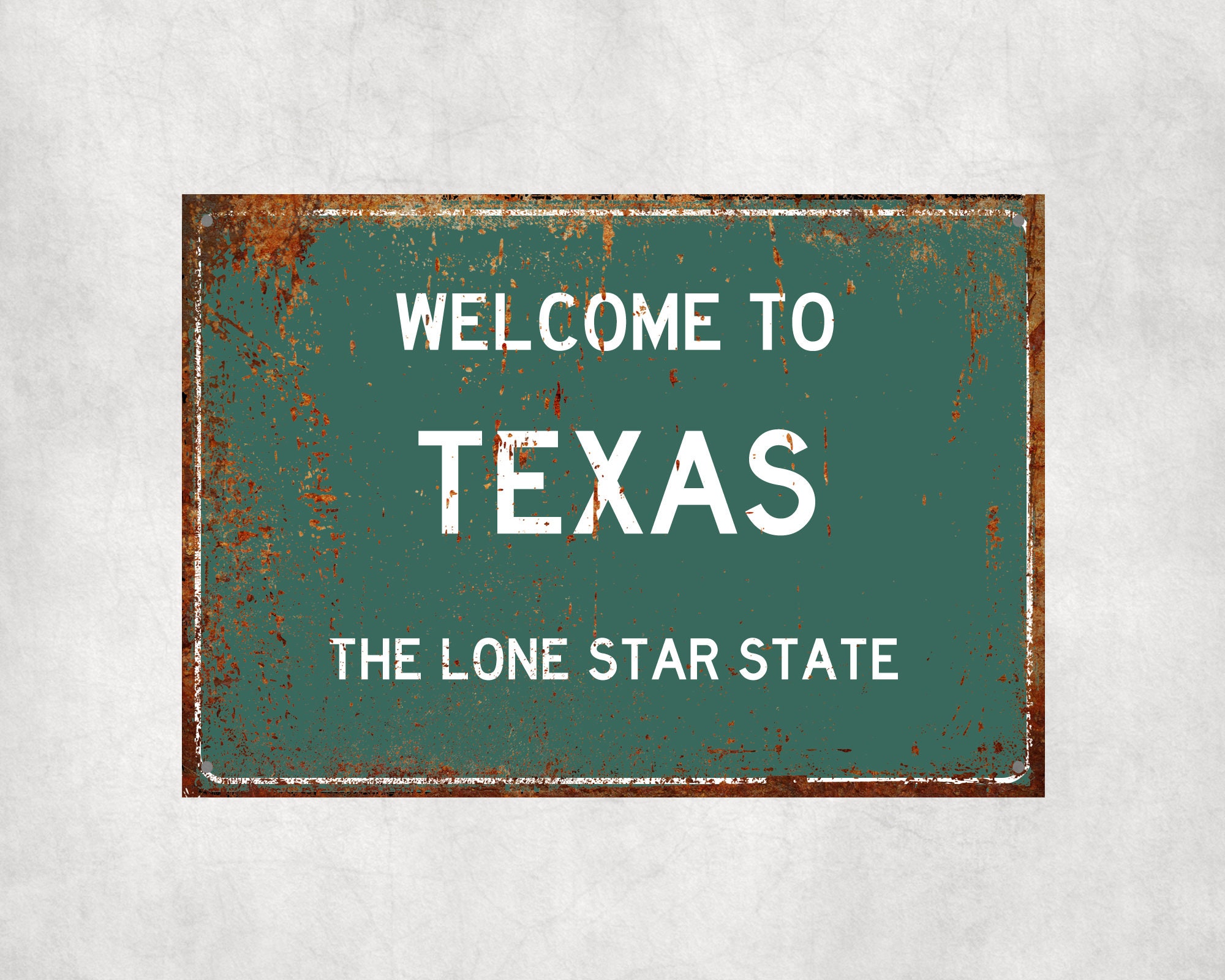Welcome to Texas Sign, Texas Metal Sign, Texas Gift, Texas Gifts, Texas ...
