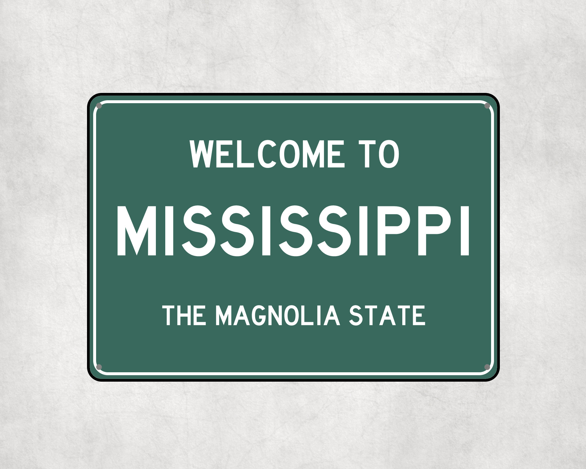 Welcome to Mississippi Sign, Mississippi Metal Sign, Mississippi Gift ...