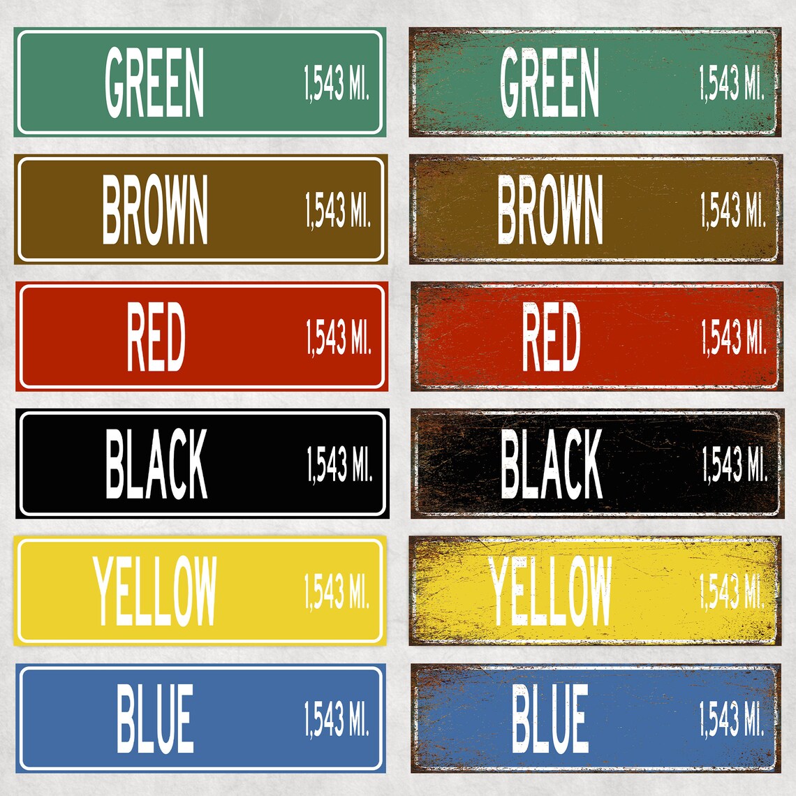 PERSONALIZED GREAT WALL of China Sign, Great Wall of China Distance ...