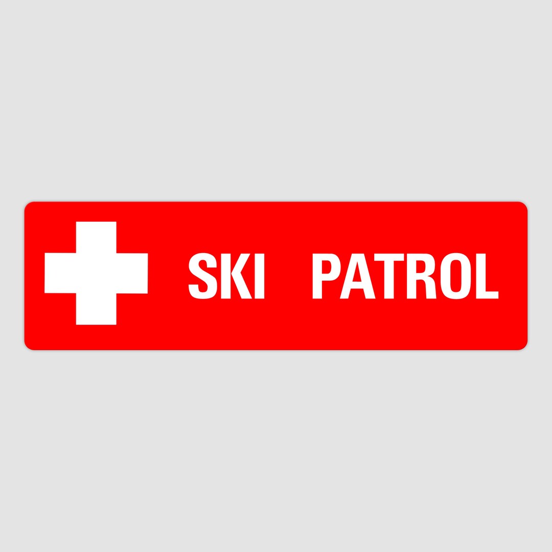 Ski Patrol - Ski Patrol Decor - Ski Patrol Sign - Medical Service Sign ...