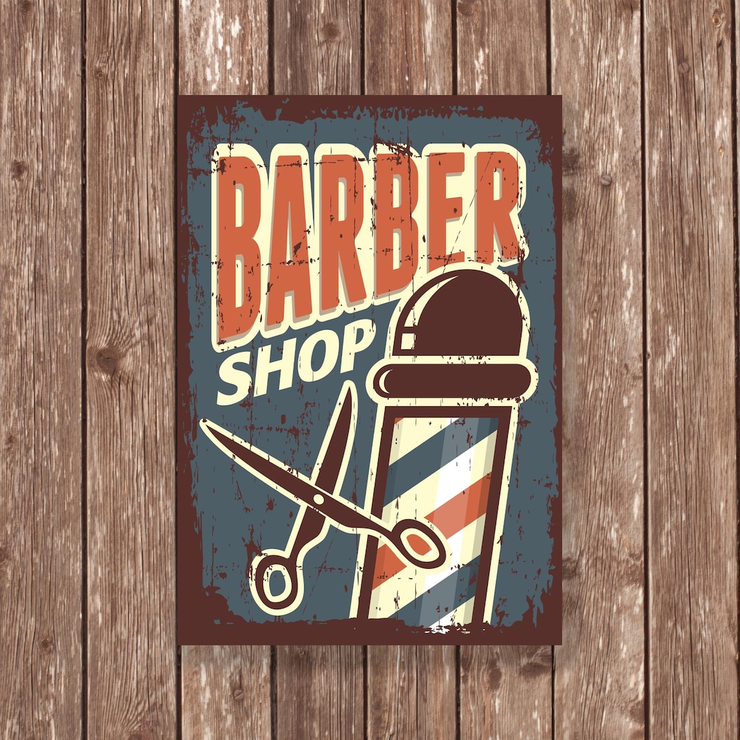 BARBER SHOP STORE Sign, Barber Shop Signs, Barber Shop Decor, Barber ...