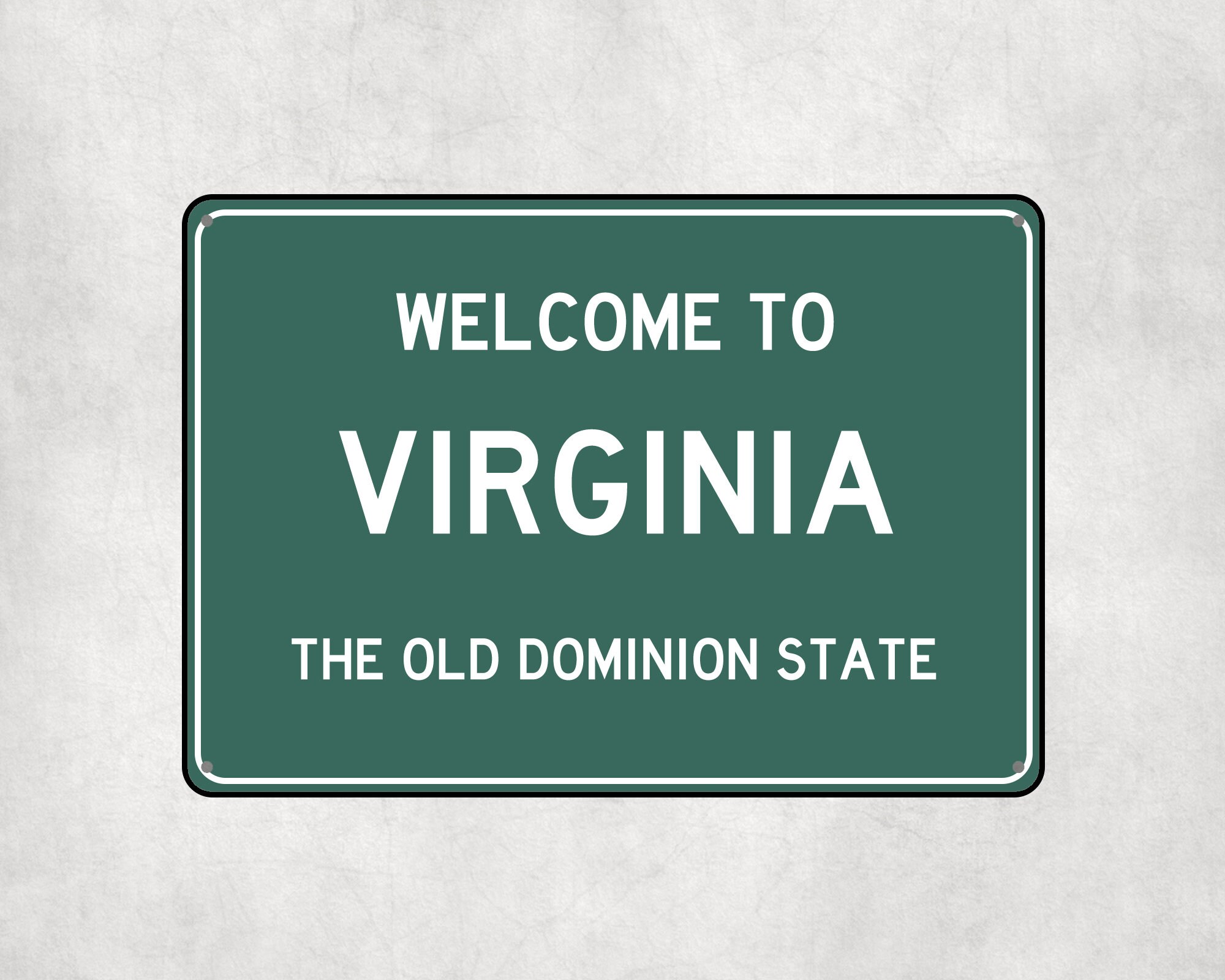 Welcome to Virginia Sign, Virginia Metal Sign, Virginia Gift, Virginia ...