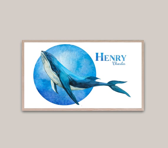 Tv Frames for Kids Tv Frame Custom Nautical Nursery Print - Etsy