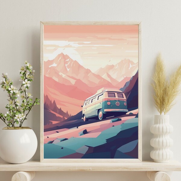 Van Life Printable Poster - Etsy
