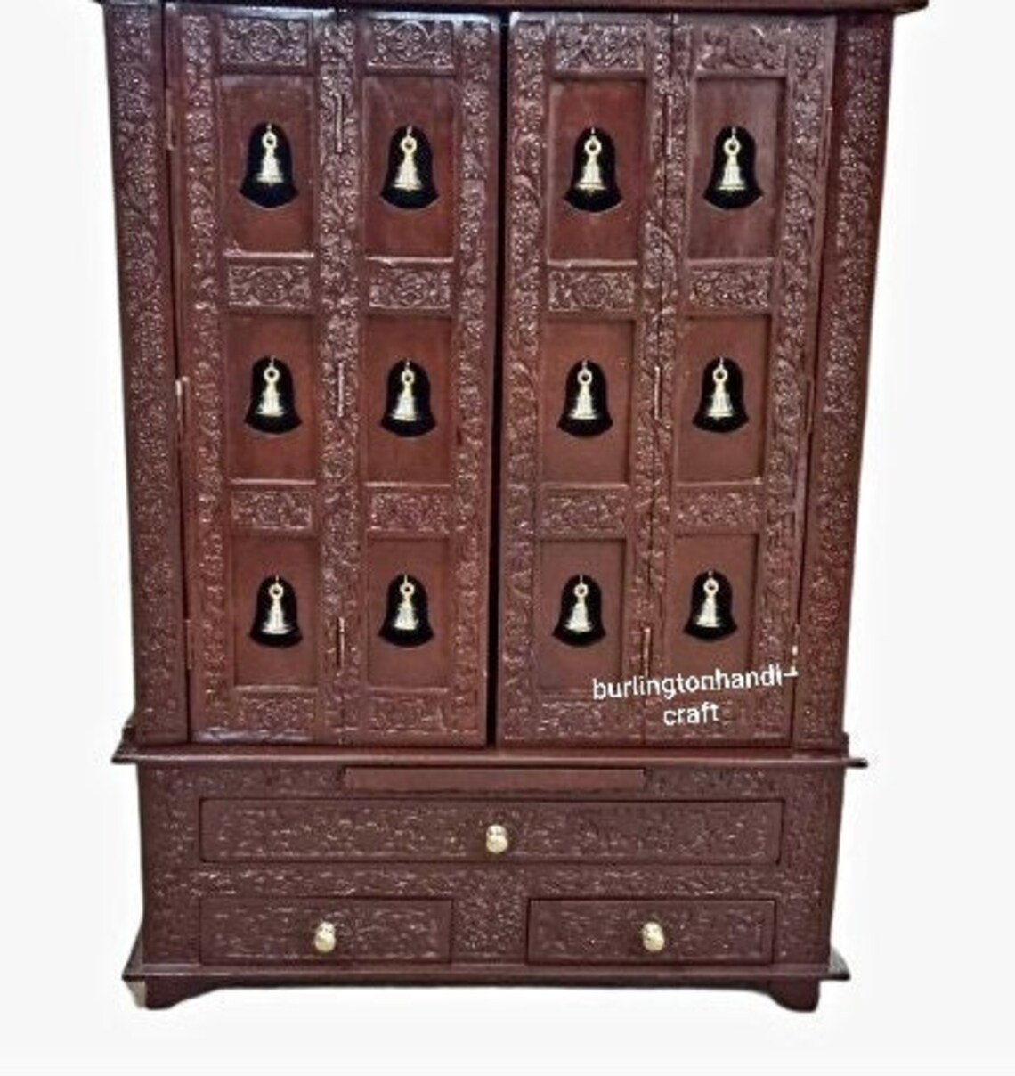 Wooden Tample 40 Large Solid Wooden Temple Hindu Pooja Mandir & Wood ...