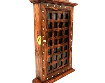 Wooden Key Cabinet - Etsy