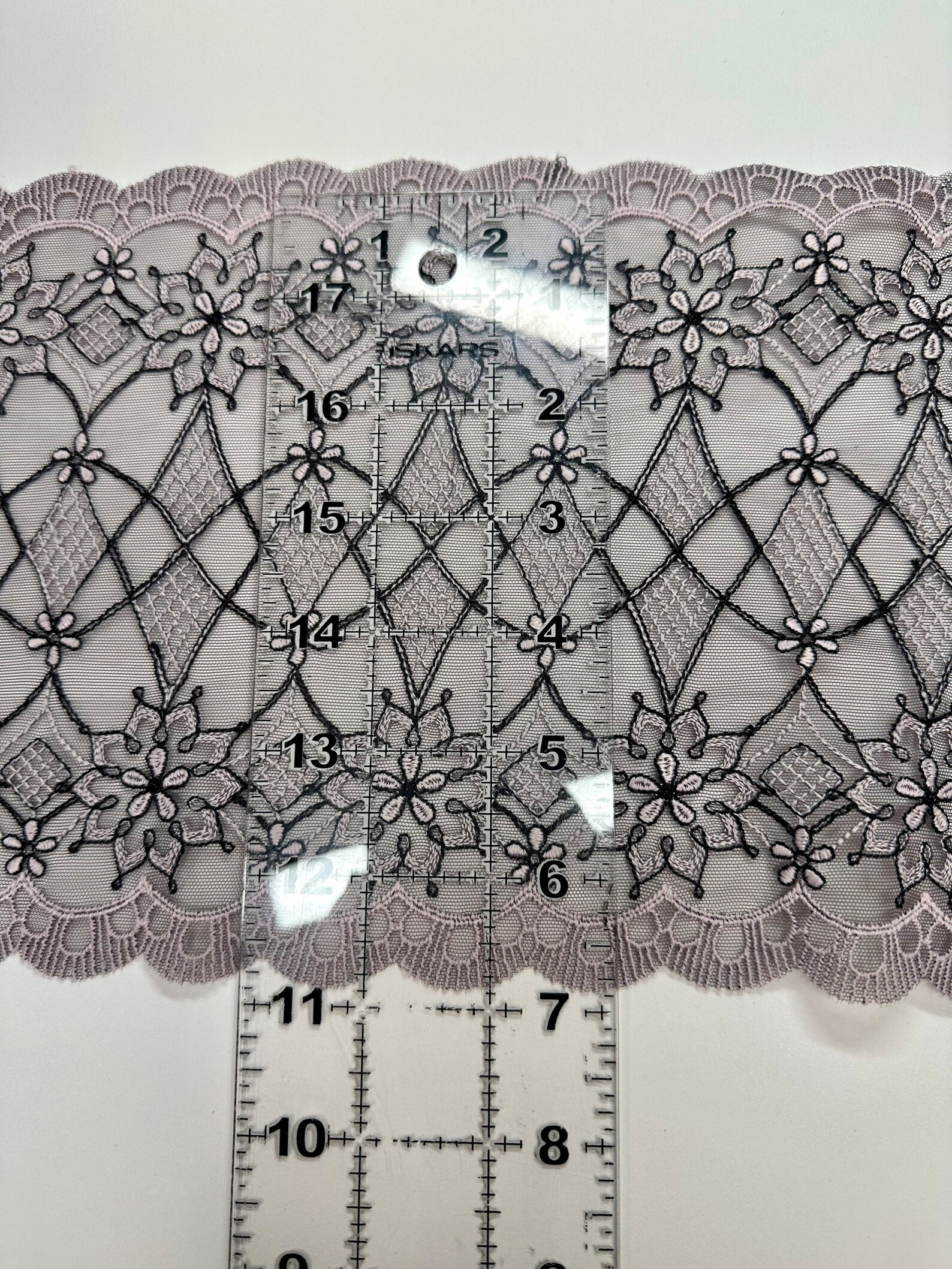 1 Yard Embroidered Lace - Etsy