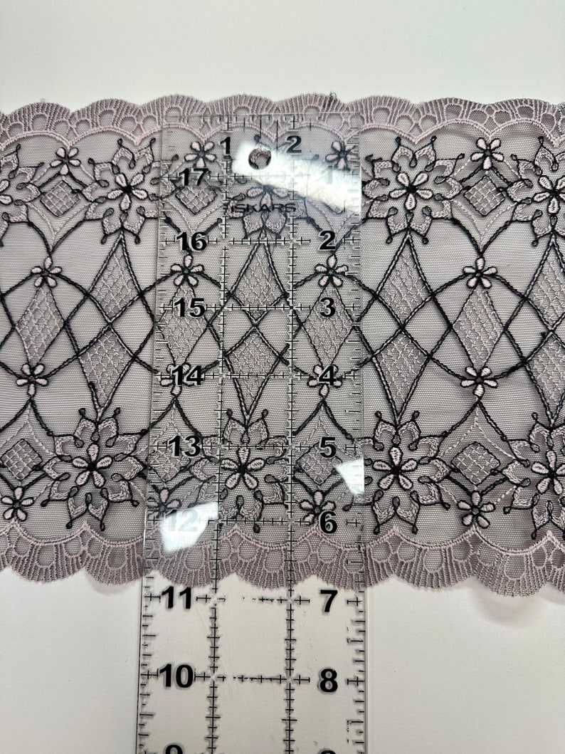 1 Yard Embroidered Lace - Etsy