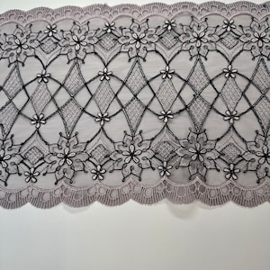 1 Yard Embroidered Lace - Etsy