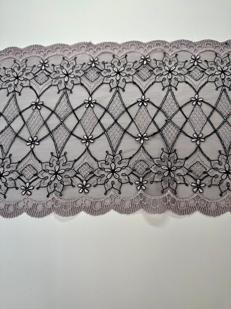 1 Yard Embroidered Lace - Etsy