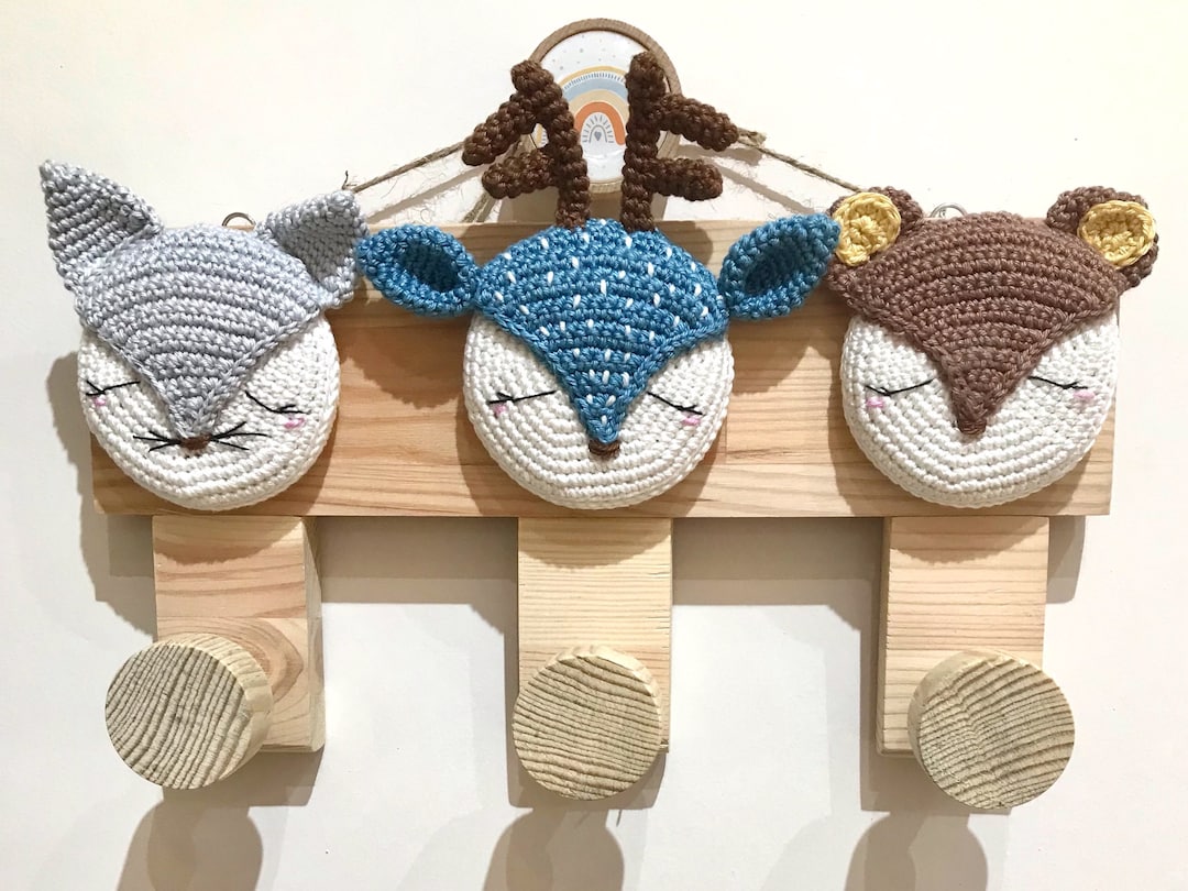 Kids Wall Hook,wooden Wall Wooks,kids Coat Hanger,hooks for Nursery ...