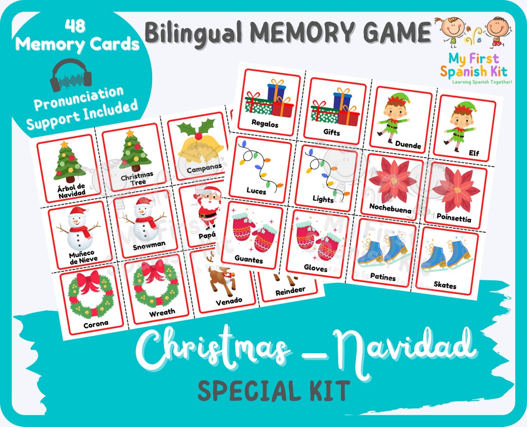 Jeu de mémoire : NOËL, Activité préscolaire, Imprimable éducatif, École ...