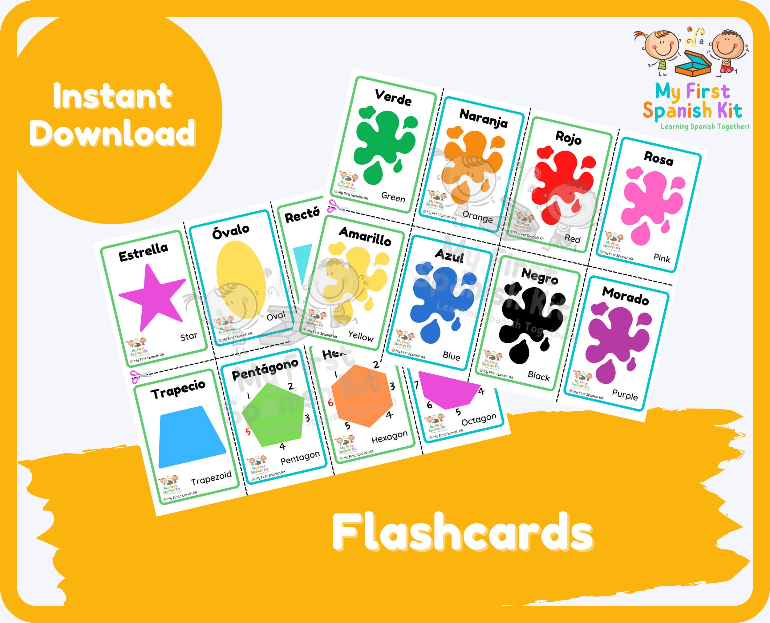 Preschool Bundle: Colors and Shapes Educational Printables - Etsy