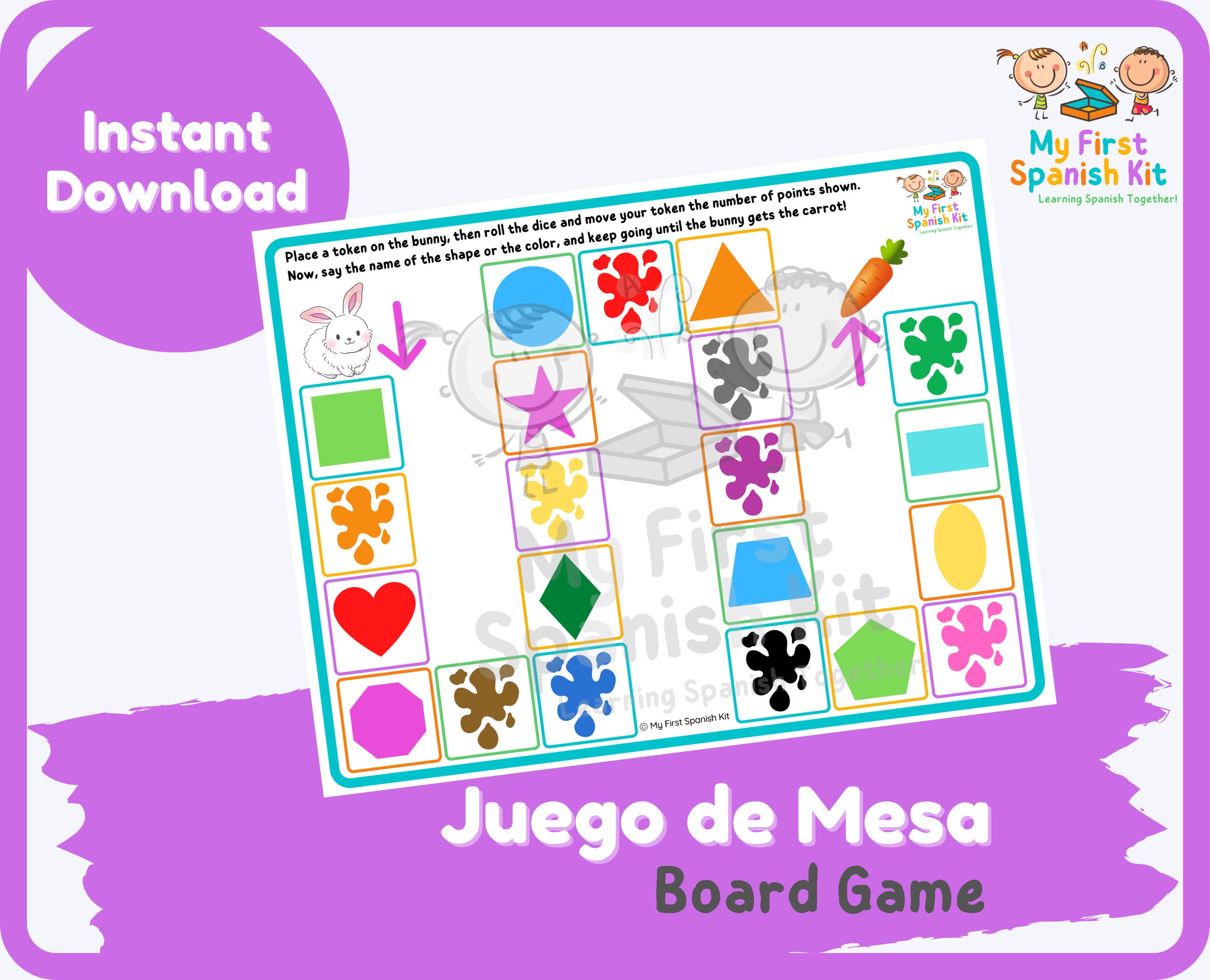 Preschool Bundle: Colors and Shapes Educational Printables - Etsy