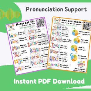 Bingo Game: Months Days and Seasons, Preschool Activity, Educational ...