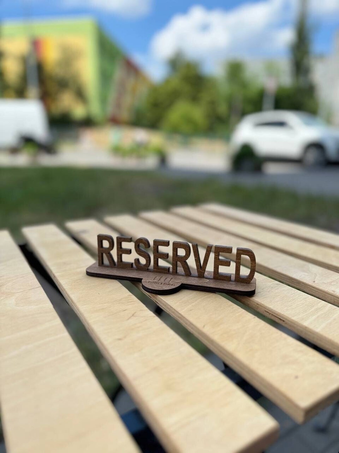 Handcrafted RESERVED Sign for Restaurants | Reserved Table Sign ...