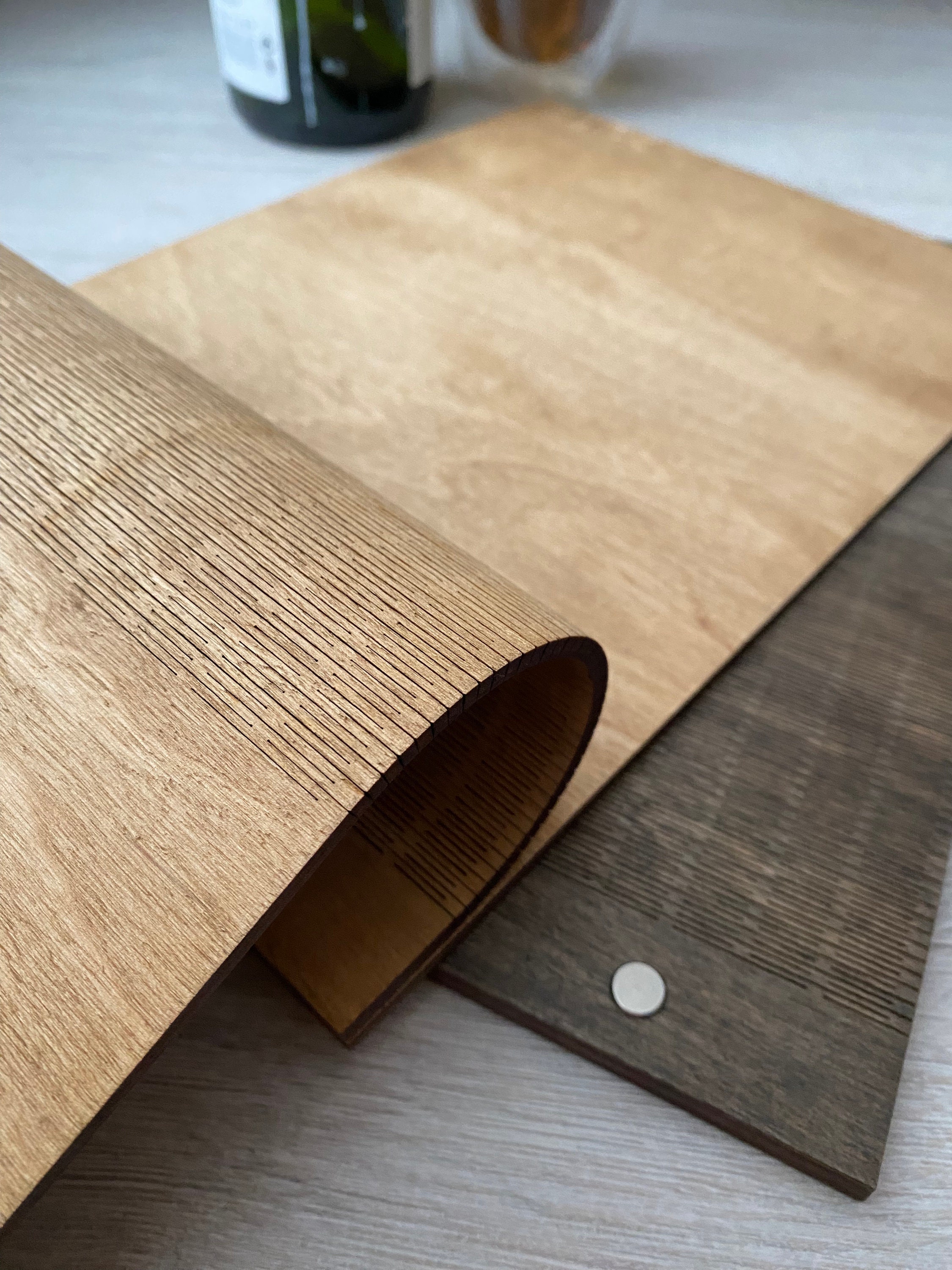 Wooden Menu Holder Wood Menu Stand Rustic Restaurant Table Display ...